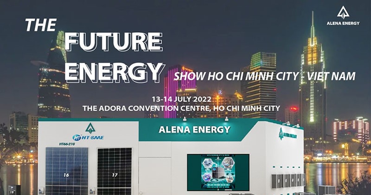 Alena Energy giới thiệu mẫu sản phẩm mới tại The Solar Show Vietnam 2022