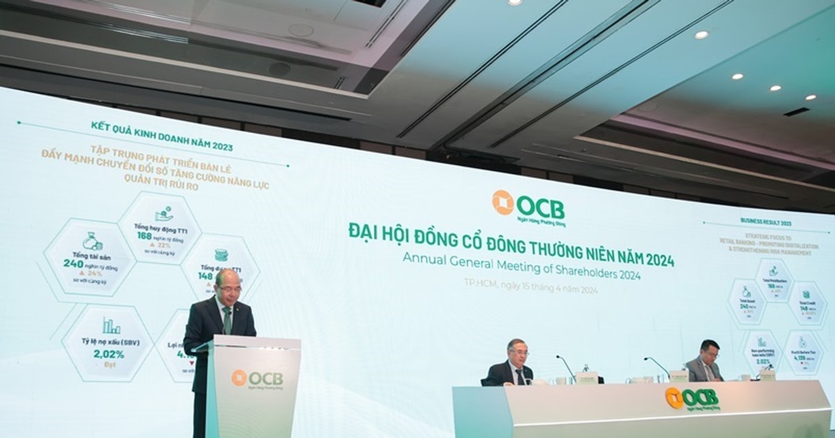 Chủ tịch OCB: Cầu tín dụng thấp, tăng trưởng mạnh mẽ nhờ chiến lược ...
