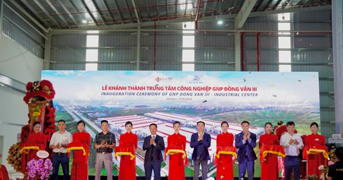 Gaw NP Capital khánh thành trung tâm công nghiệp GNP Đồng Văn III