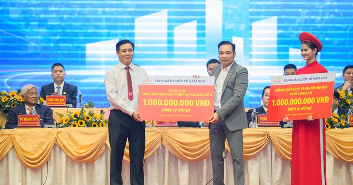 Five Star Group ủng hộ 2 tỉ đồng cho đồng bào miền Bắc và Quỹ người ...