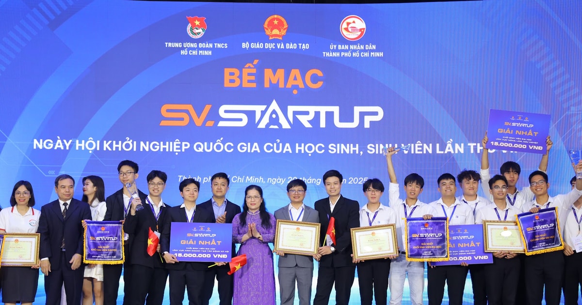 Cuộc thi SV Startup năm 2025: sân chơi công bằng và khích lệ cho hàng ...