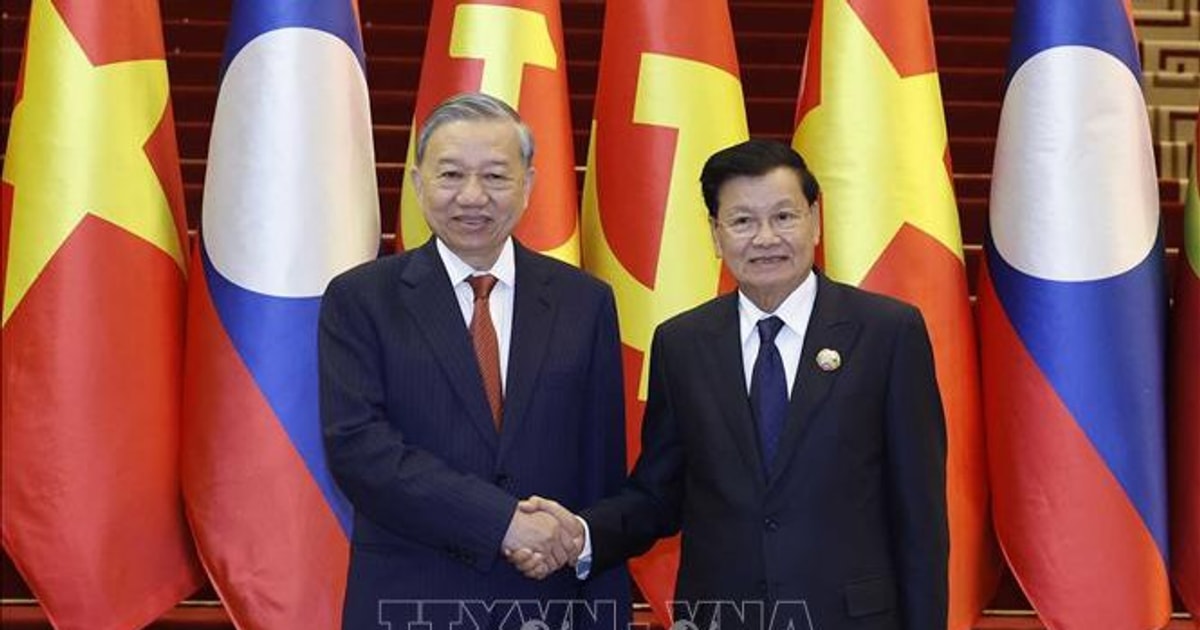 Tuyên bố chung Việt Nam - Lào nhân chuyến thăm của Tổng Bí thư Tô Lâm ...