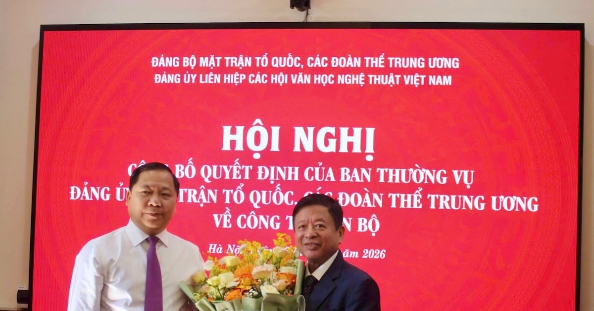 Kiện toàn nhân sự Đảng ủy Liên hiệp các Hội Văn học Nghệ thuật Việt Nam